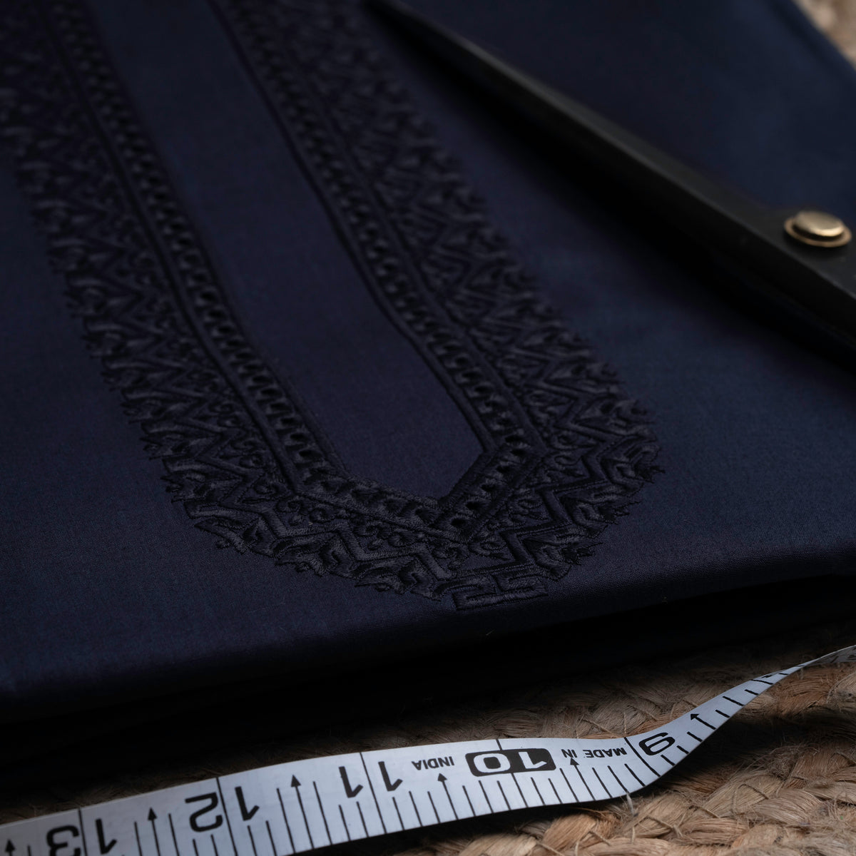 Mashroo Luxe Fabric 6.C Navy Blue