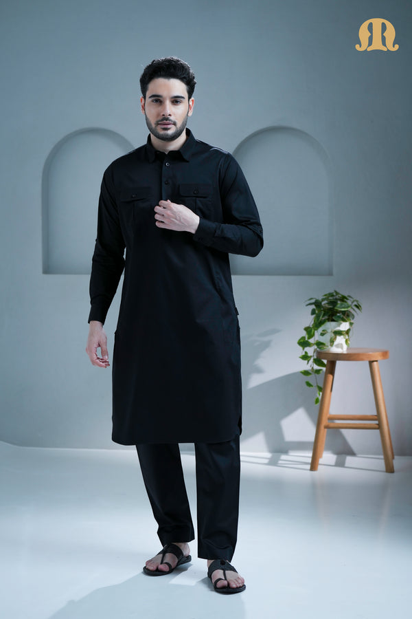 Tunban Pathani Black for Men – Mashroo